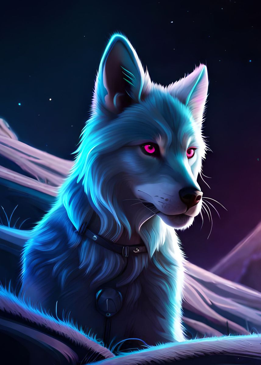 'Fox ghost fantasy' Poster, picture, metal print, paint by noer thoif ...