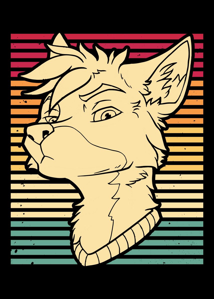 'Furry Fandom Funny' Poster, picture, metal print, paint by BobbyBubble ...