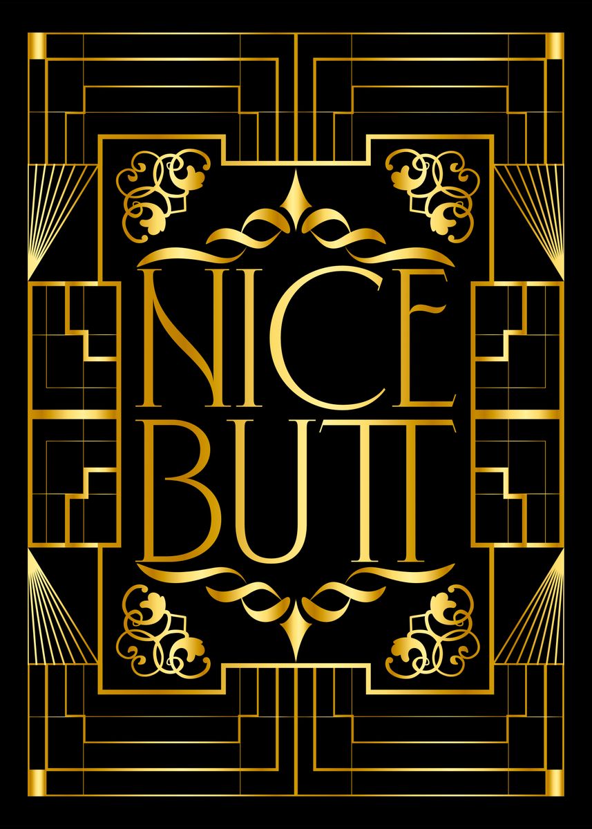 'Funny Bathroom Art Deco' Poster, picture, metal print, paint by Mircea ...