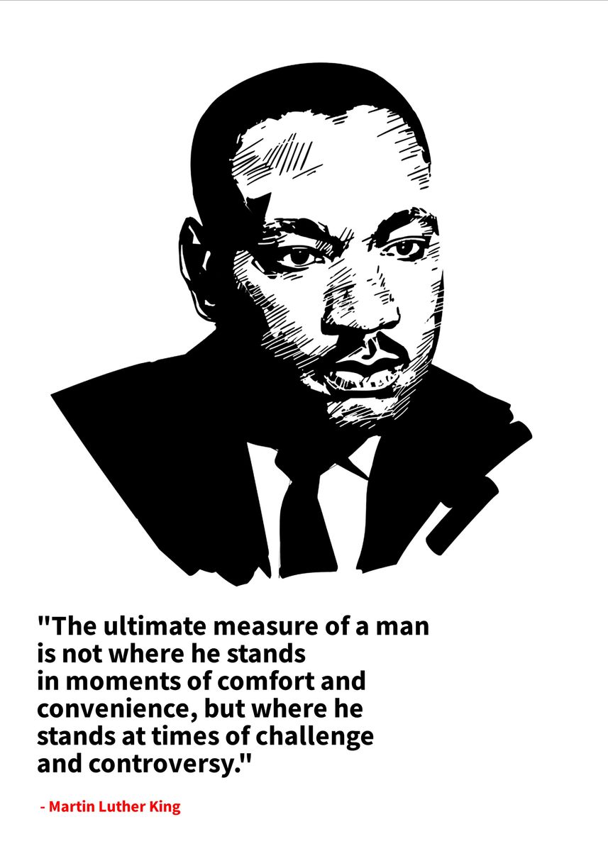 'Martin Luther king quotes ' Poster, picture, metal print, paint by ...