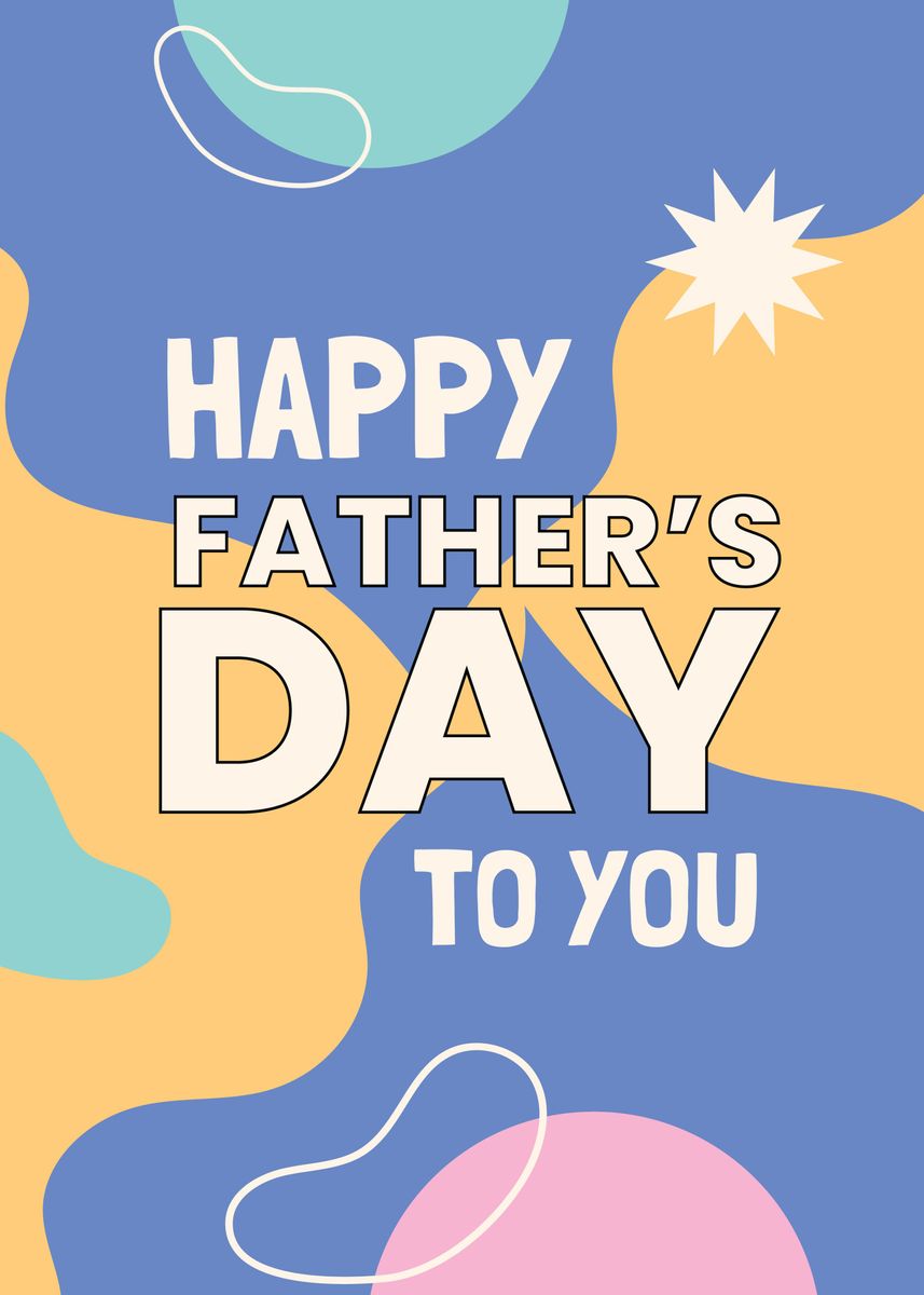 'Father Day' Poster, picture, metal print, paint by MRFAST | Displate