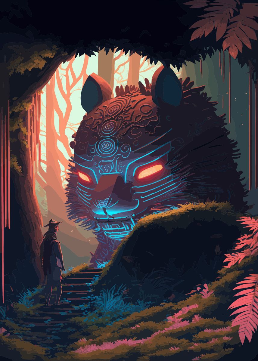 'Japanese anime cartoon' Poster, picture, metal print, paint by ...