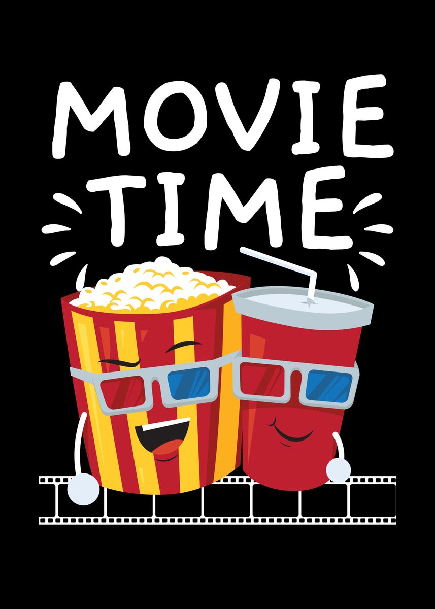 'Movie Time' Poster by NAO | Displate