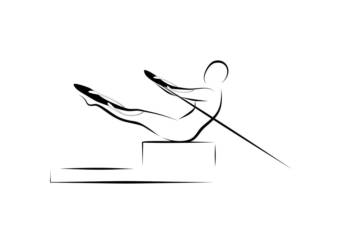 'Teaser on the reformer' Poster by Sasha Kircanski | Displate