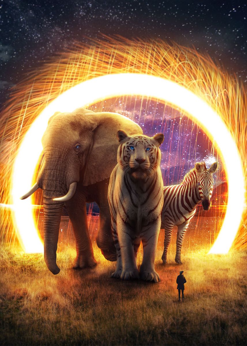 'Portal' Poster, picture, metal print, paint by Kaustav Sarkar | Displate