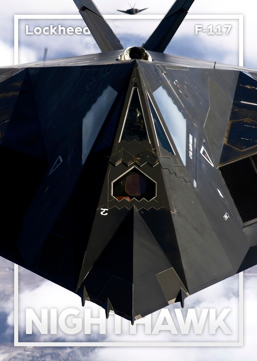 'F117 Nighthawk' Poster, picture, metal print, paint by AirCraft Lover ...