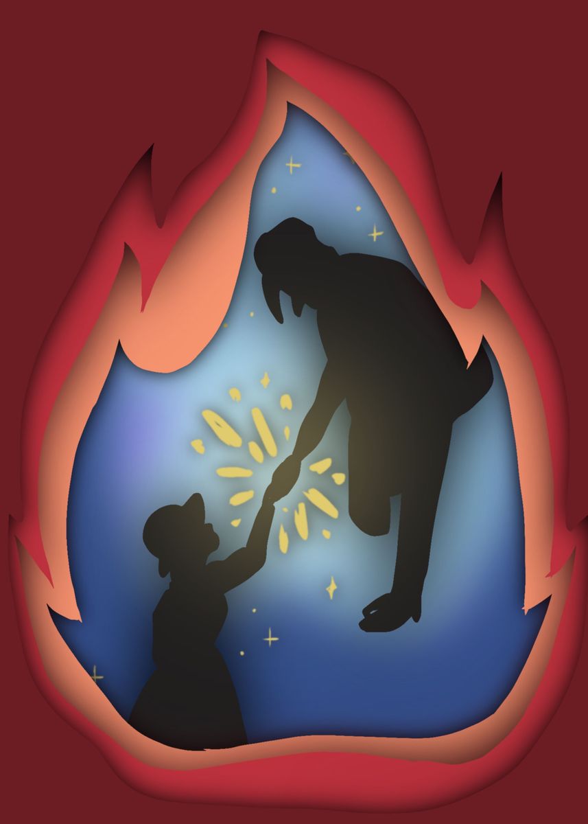 'Heavy Burden' Poster by Geli | Displate