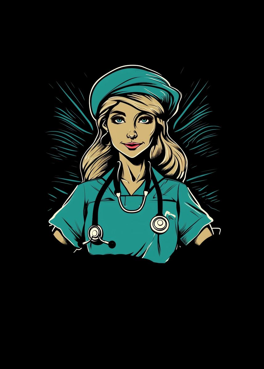 'Nurse Week RN CNA LPN' Poster by CrownMerch | Displate