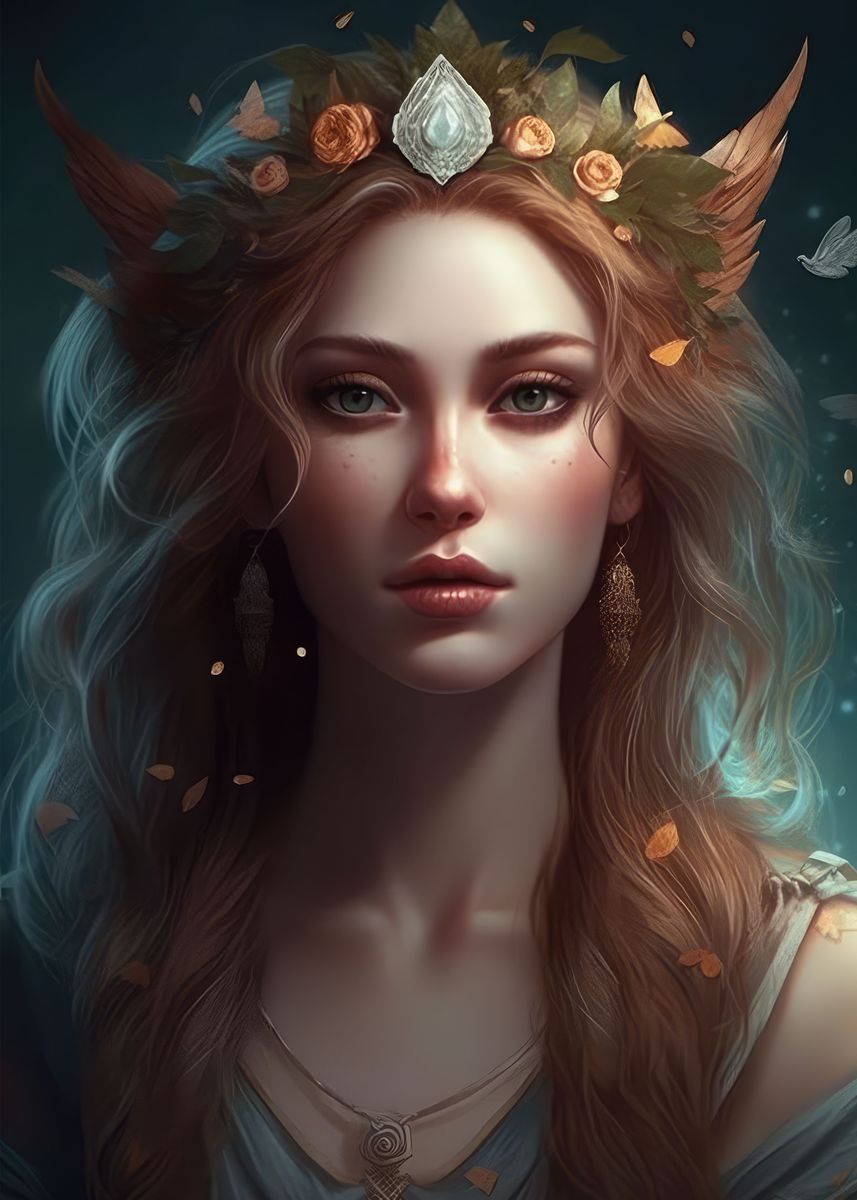 'Eir ' Poster, picture, metal print, paint by RosaliasArt | Displate