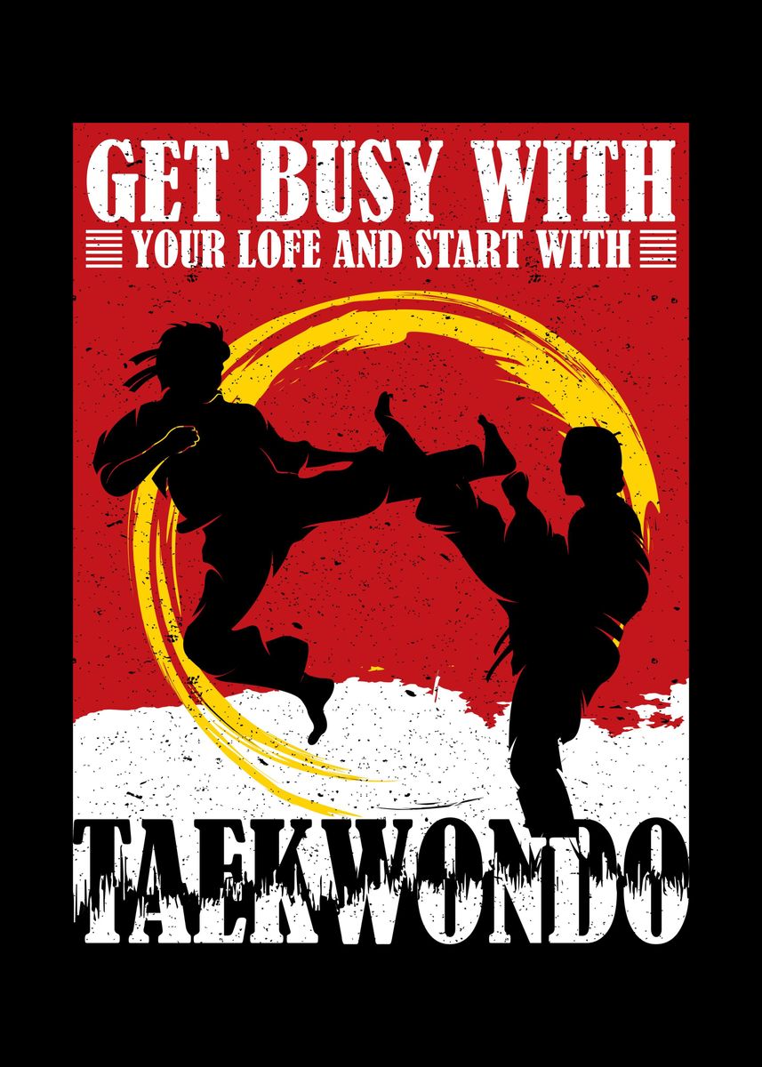 'Taekwondo' Poster, picture, metal print, paint by Sebastian Wünsche ...
