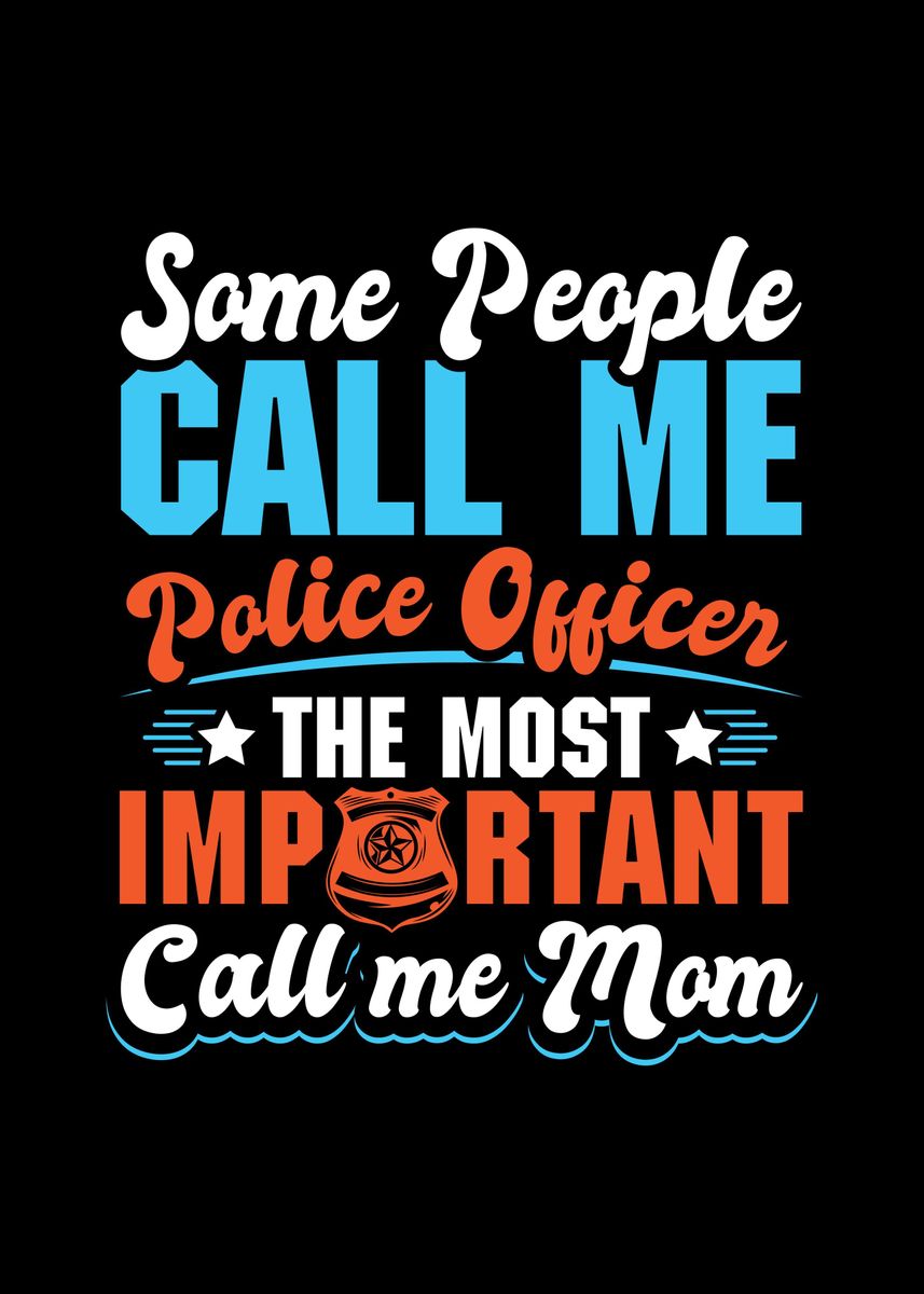 'Police Officer' Poster, picture, metal print, paint by Sebastian ...