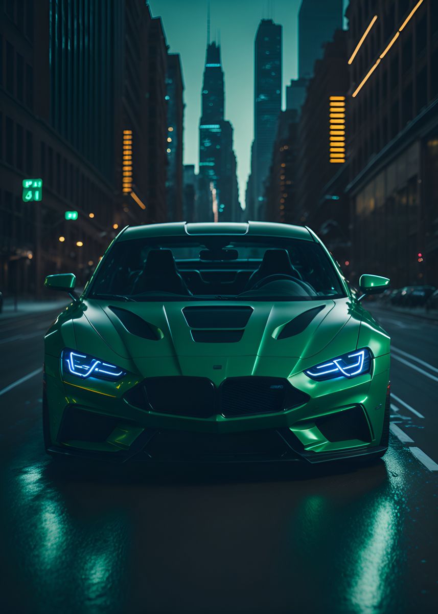 'Chicago Night Ride' Poster by jodotodesign | Displate