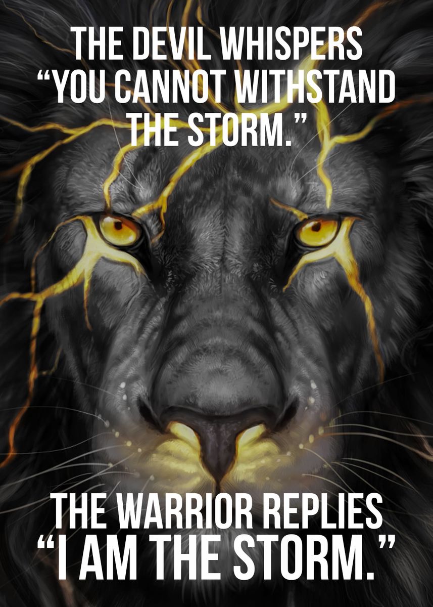 'The devil whispers' Poster by Motivational Anime | Displate