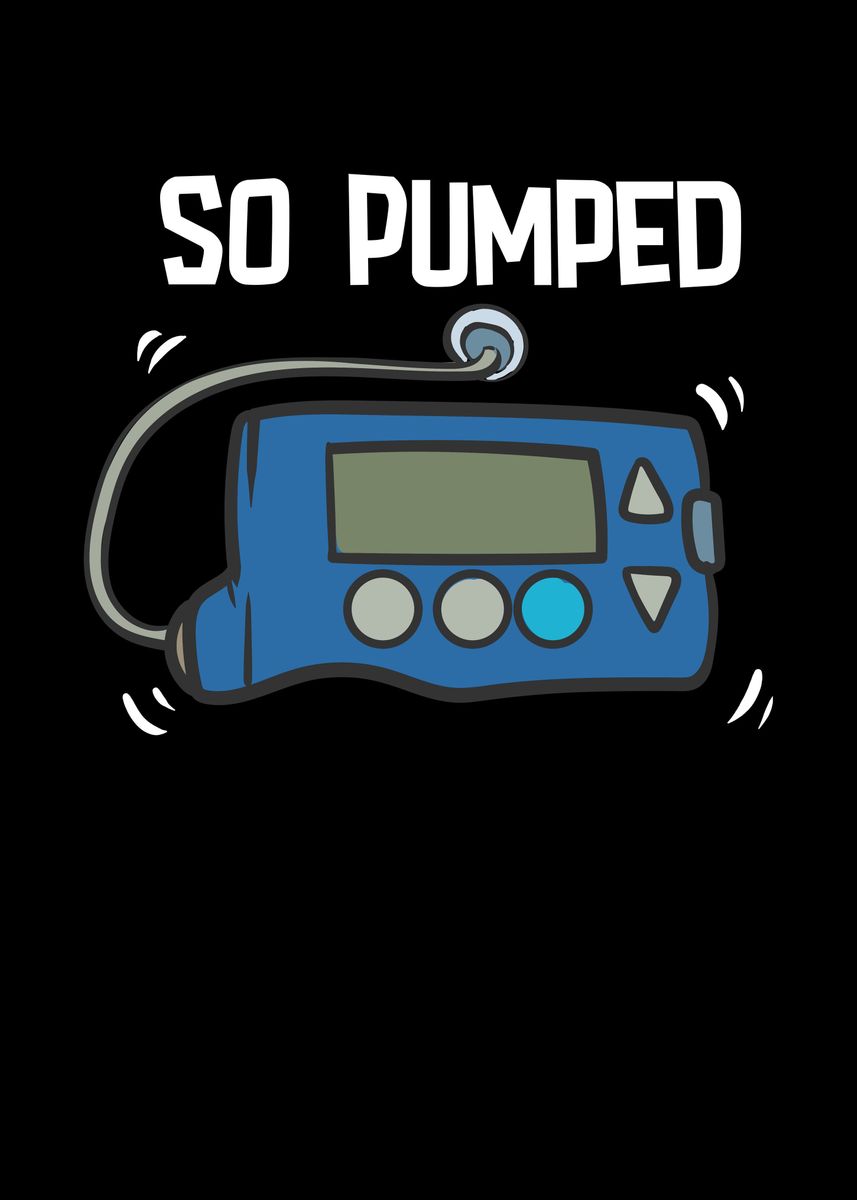 'So Pumped' Poster, picture, metal print, paint by Uwe Seibert | Displate