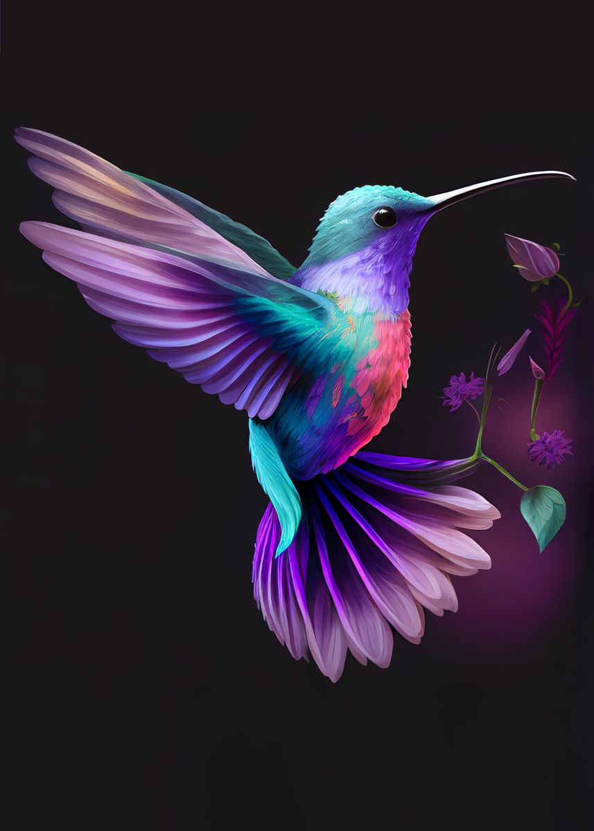 'artificial hummingbird' Poster by Travel Travel | Displate