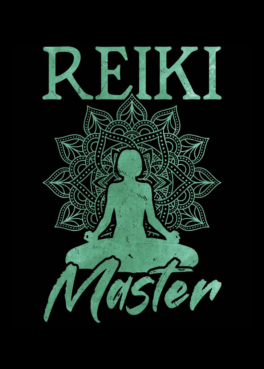 'Reiki Master Lotus' Poster by professionaldesigns | Displate