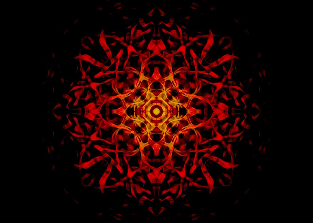 'Abstract symmetry' Poster by Gyula Gvardián | Displate