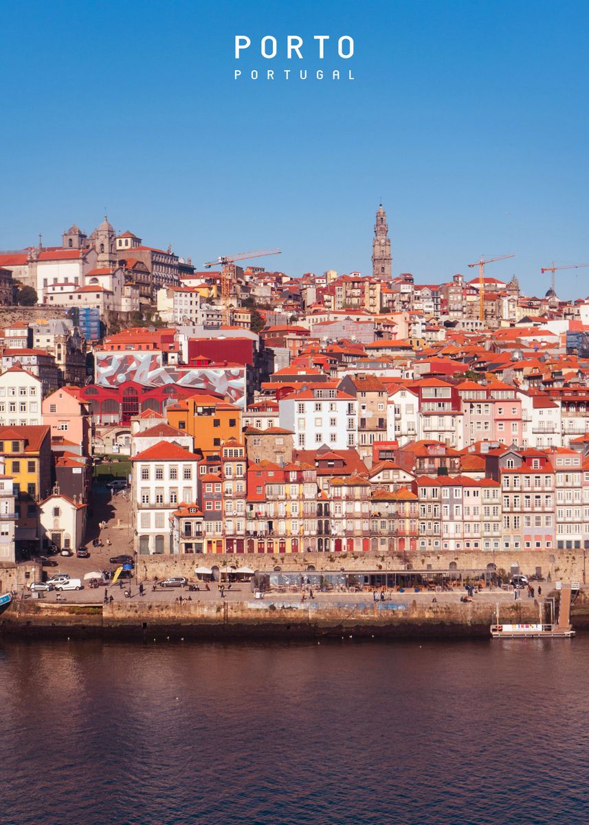 'Porto ' Poster, picture, metal print, paint by Famous City | Displate