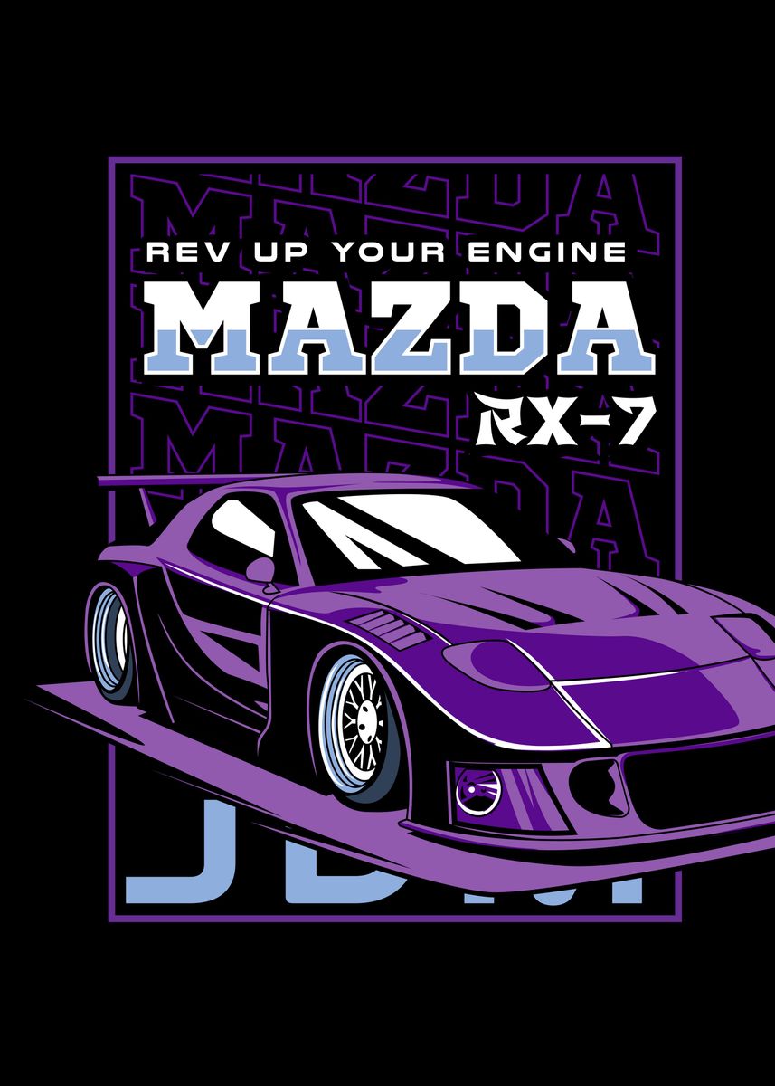 'King of JDM' Poster, picture, metal print, paint by Iqbal harris ...