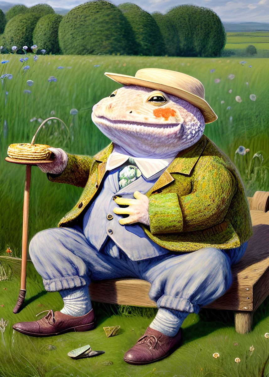 'Mr toad' Poster, picture, metal print, paint by Travel Travel | Displate