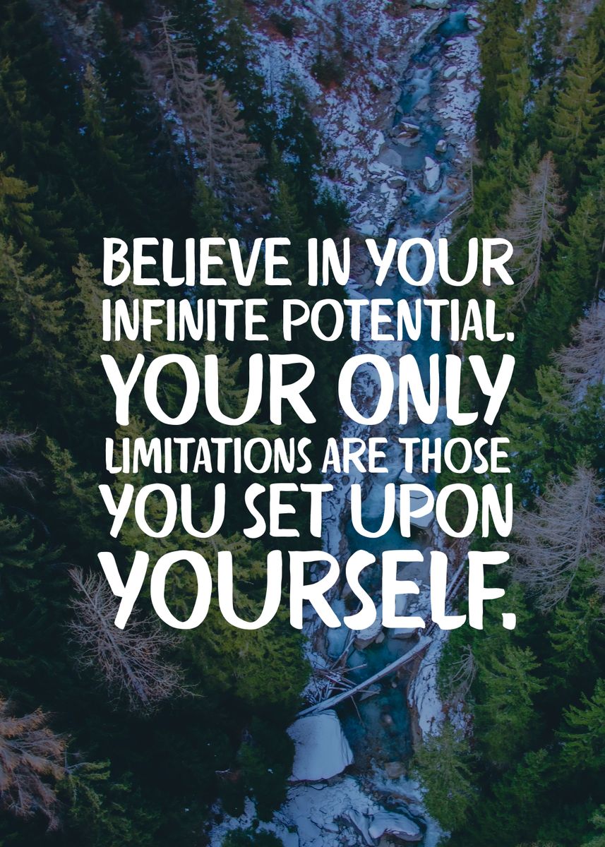 'You Set The Limit' Poster, picture, metal print, paint by Naui Art ...