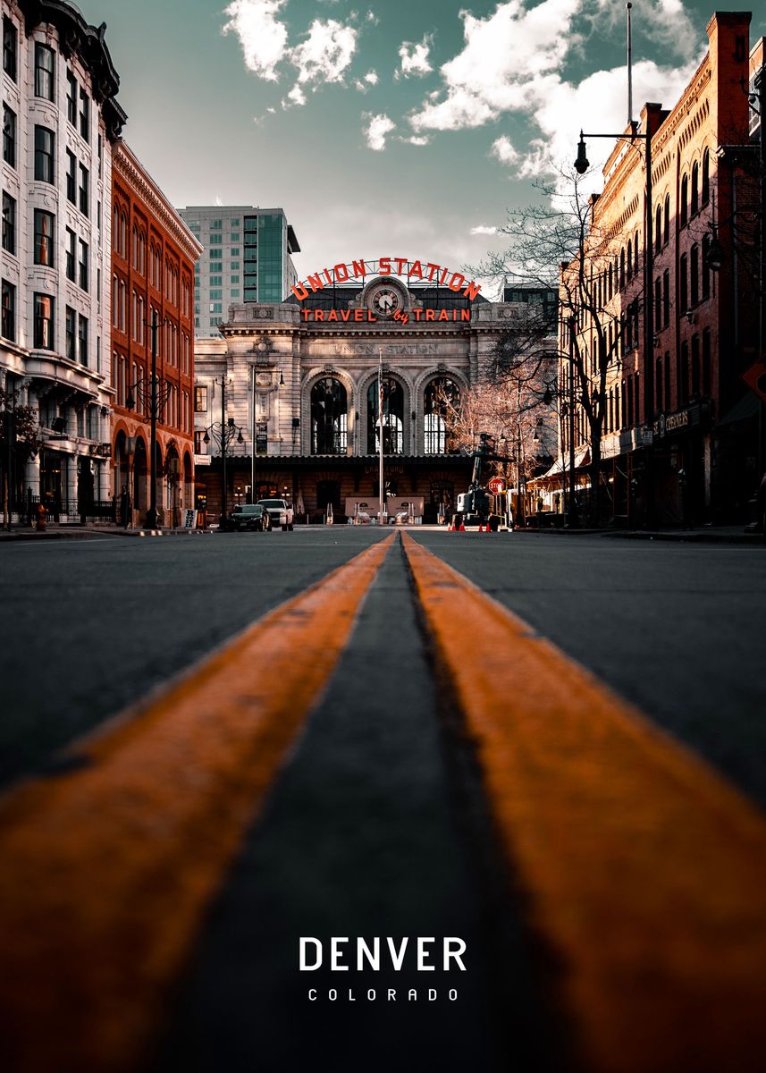 'Denver ' Poster, picture, metal print, paint by Big City | Displate