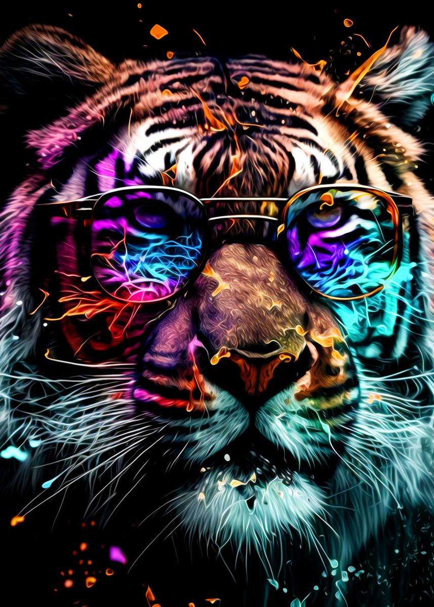 'Tiger' Poster by bds land | Displate