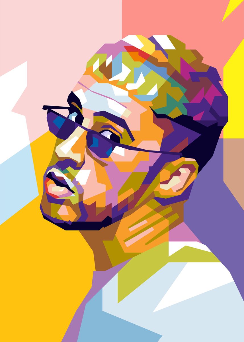 'Bad Bunny Pop Art' Poster, picture, metal print, paint by Ananda Praj ...