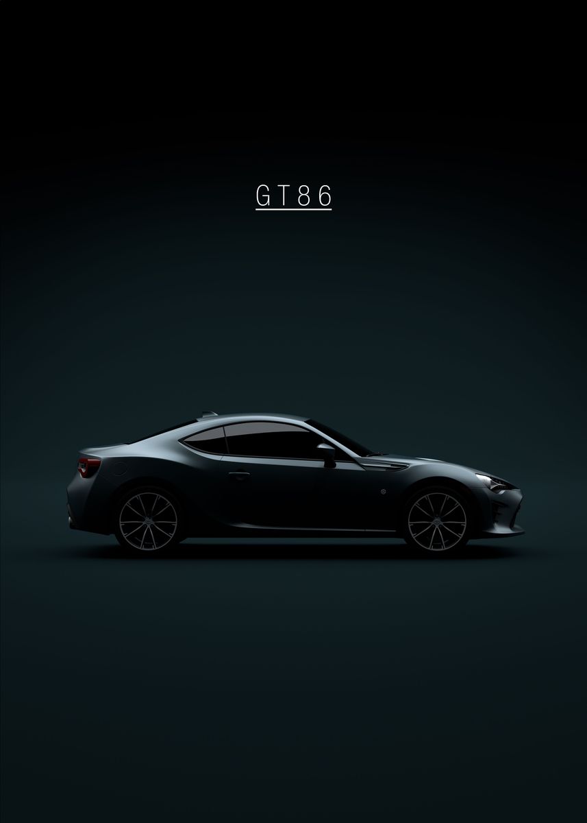 'Toyota GT86 2018 ' Poster, picture, metal print, paint by 21 MXM ...