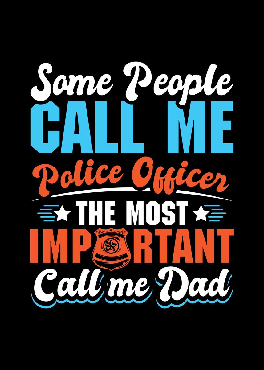 'Police Officer' Poster, picture, metal print, paint by Sebastian ...