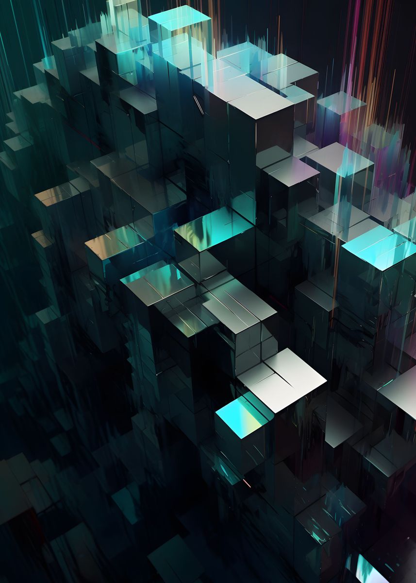 'Minimalist Shapes' Poster by Future Art | Displate