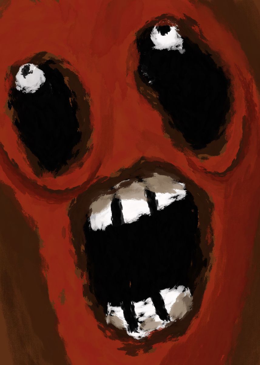 'full of regret' Poster, picture, metal print, paint by masn | Displate