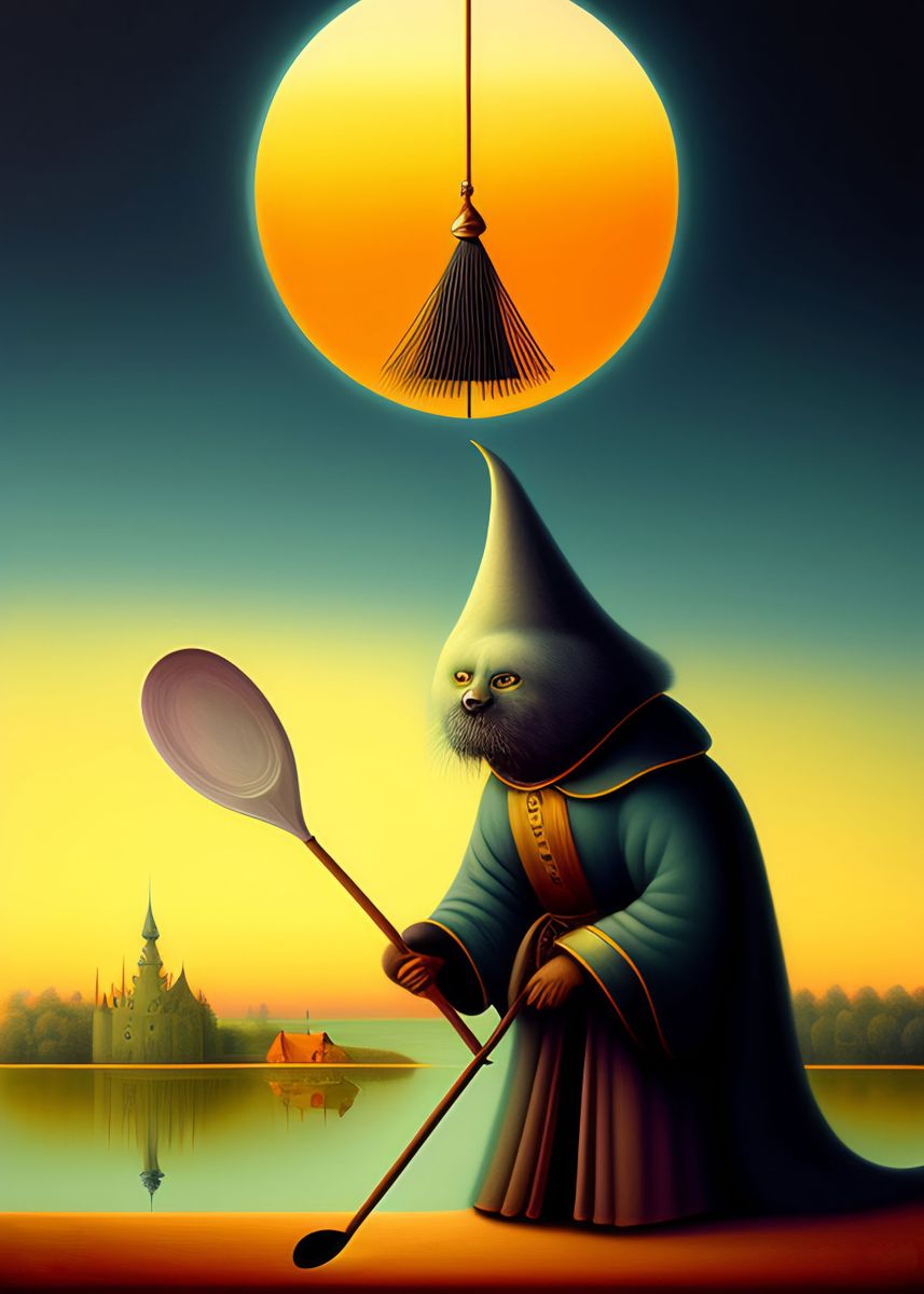 'Anthropomorphic monster' Poster, picture, metal print, paint by NAMA ...