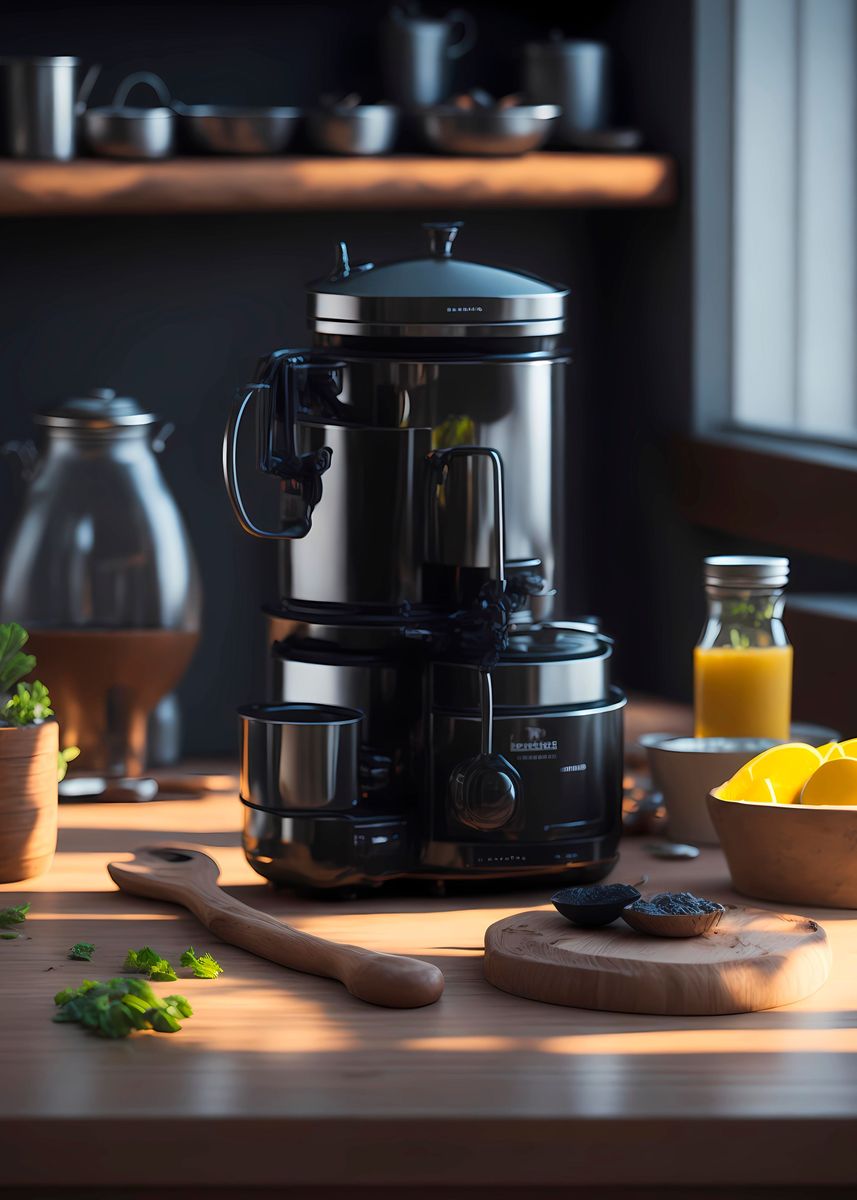 'Kitchen Table' Poster, picture, metal print, paint by ColorMe Creative ...