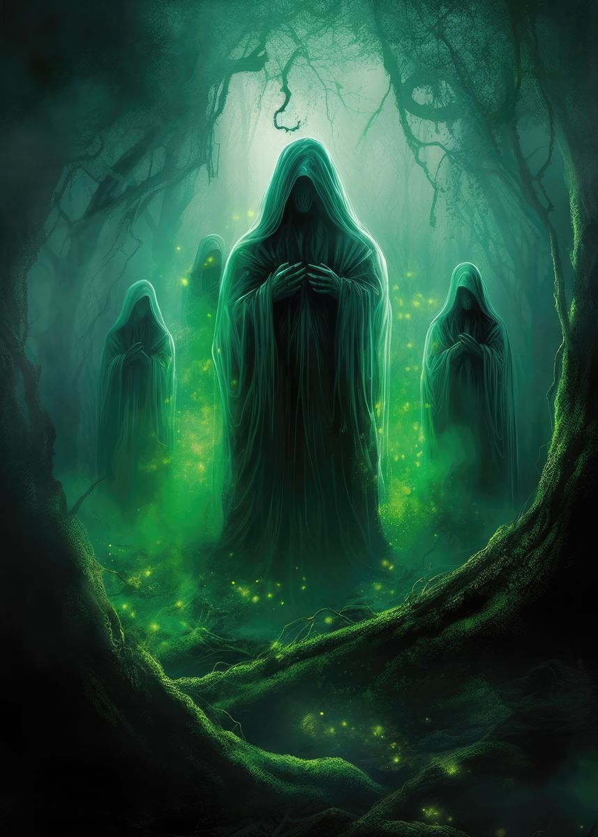 'Sacred Undead Ritual' Poster by Ambient Impressions | Displate