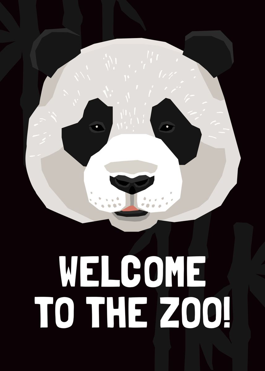 'zoo animal' Poster, picture, metal print, paint by Av art | Displate