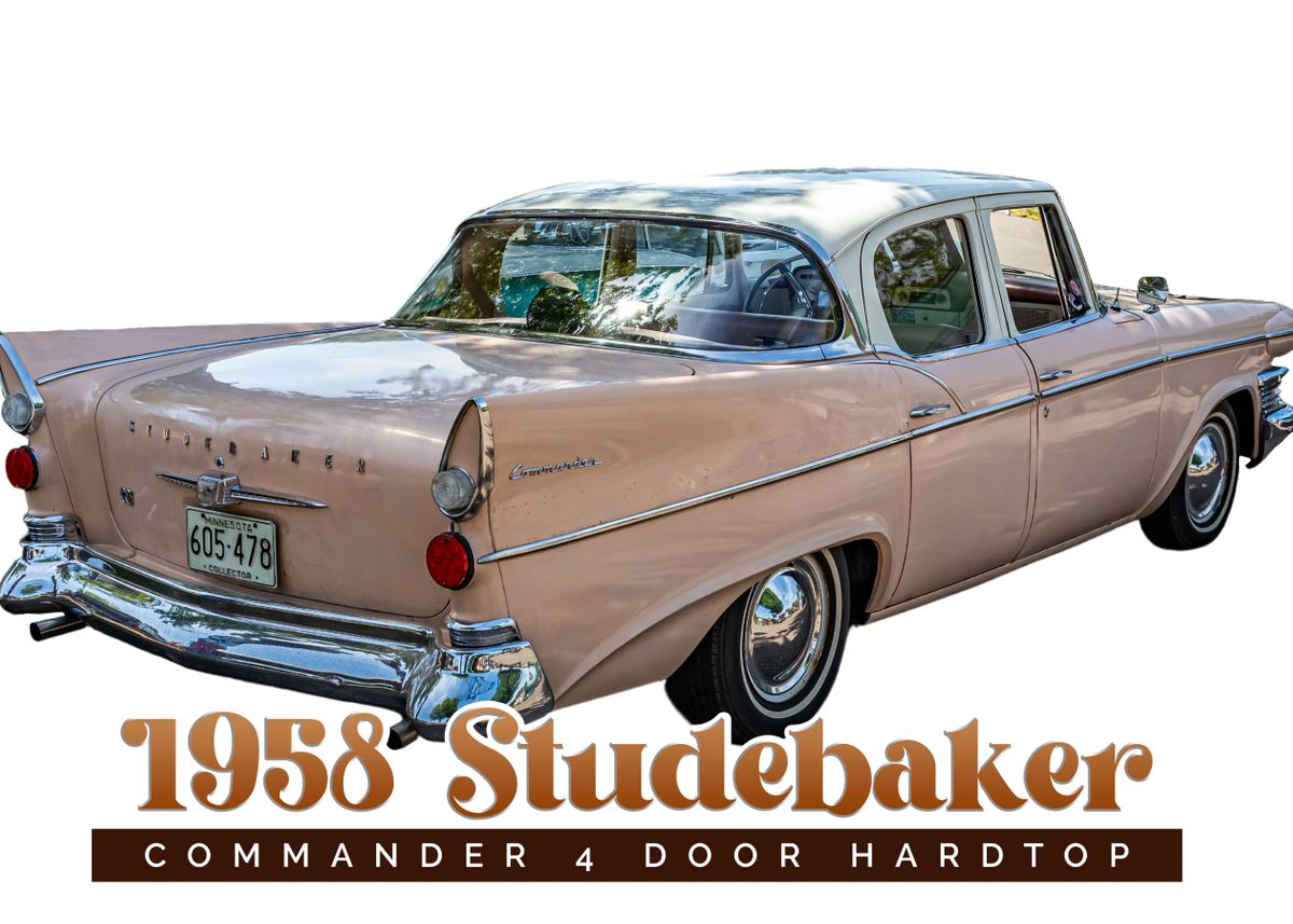 '1958 Studebaker Commander' Poster by Gestalt Imagery | Displate