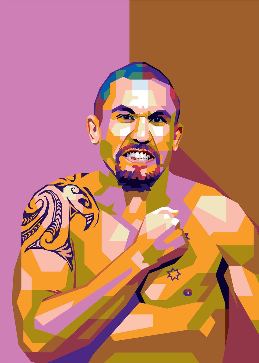 'Robert Whittaker' Poster by Indra | Displate