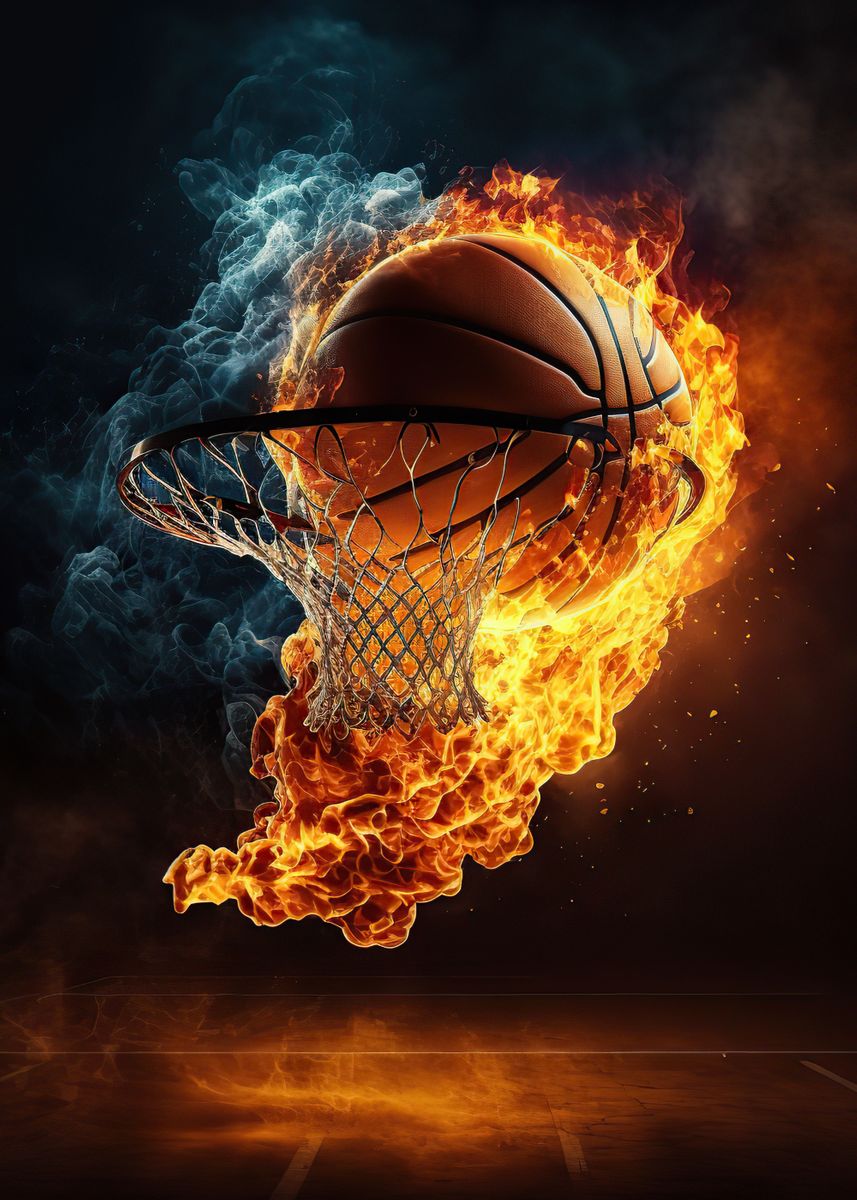 'Basketball' Poster by Ahmet Thorpe | Displate