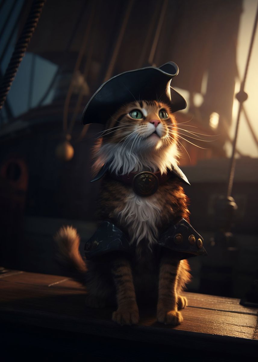 'Captain Lucy' Poster, picture, metal print, paint by dostiphotography ...