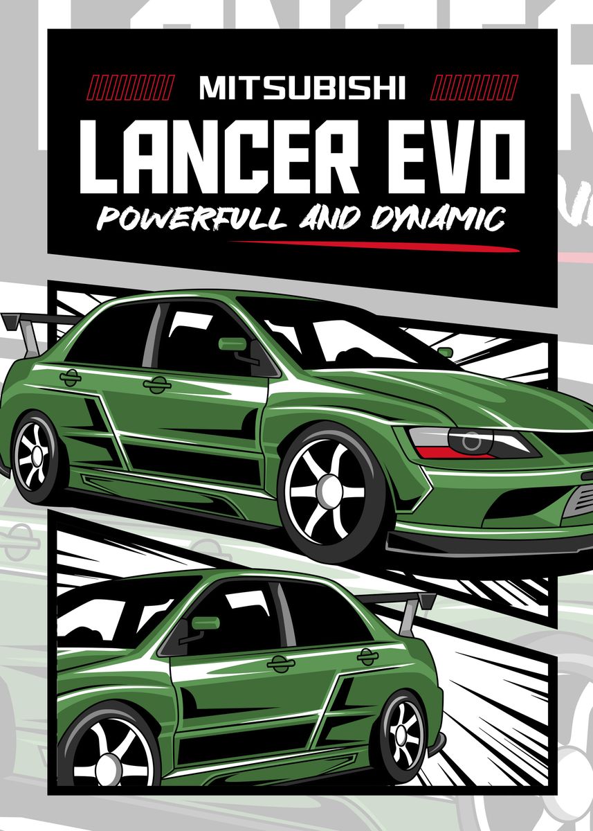 'The Green Lancer' Poster, picture, metal print, paint by Iqbal harris ...