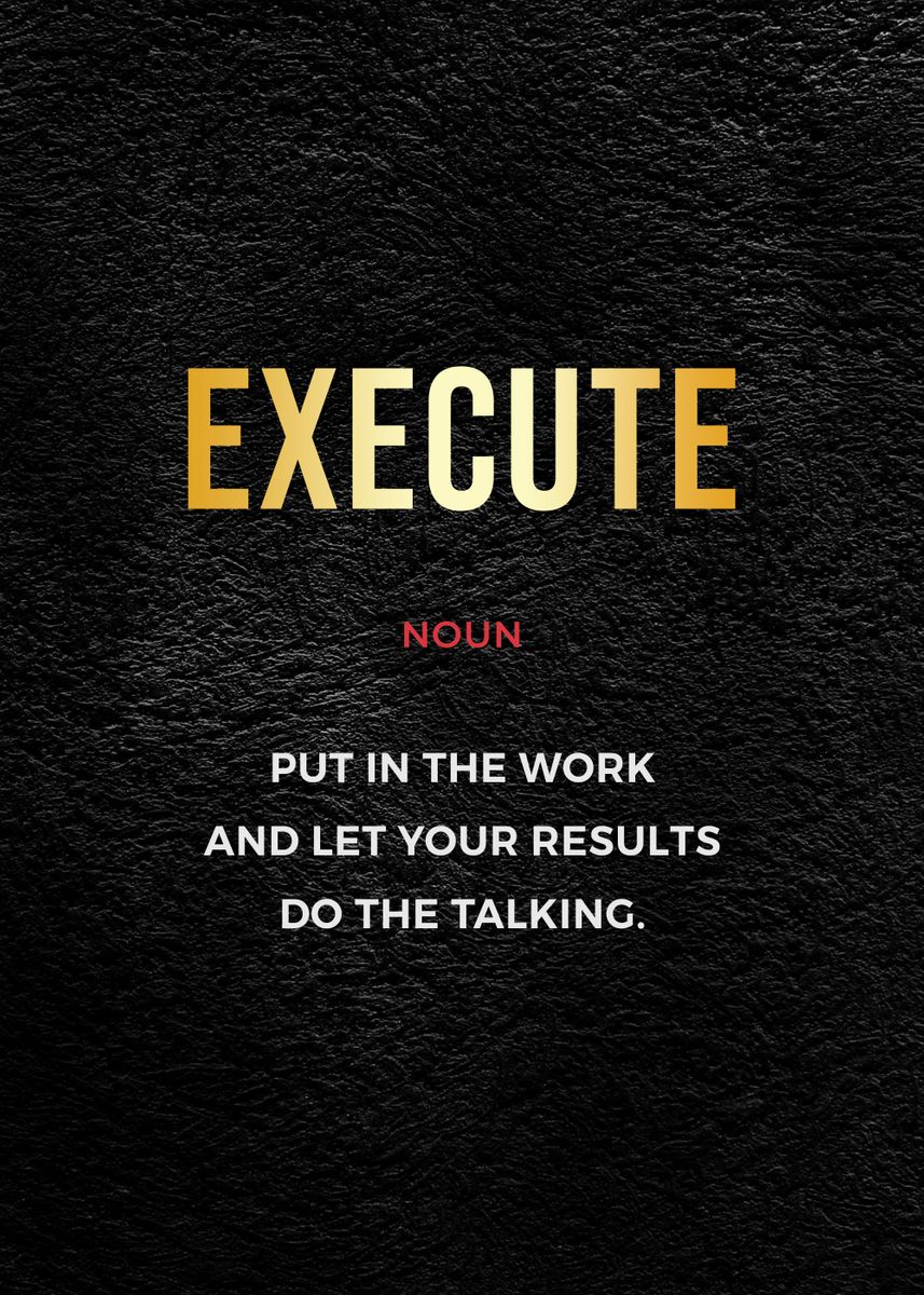 'definition motivational' Poster by Muerller Inspiration | Displate