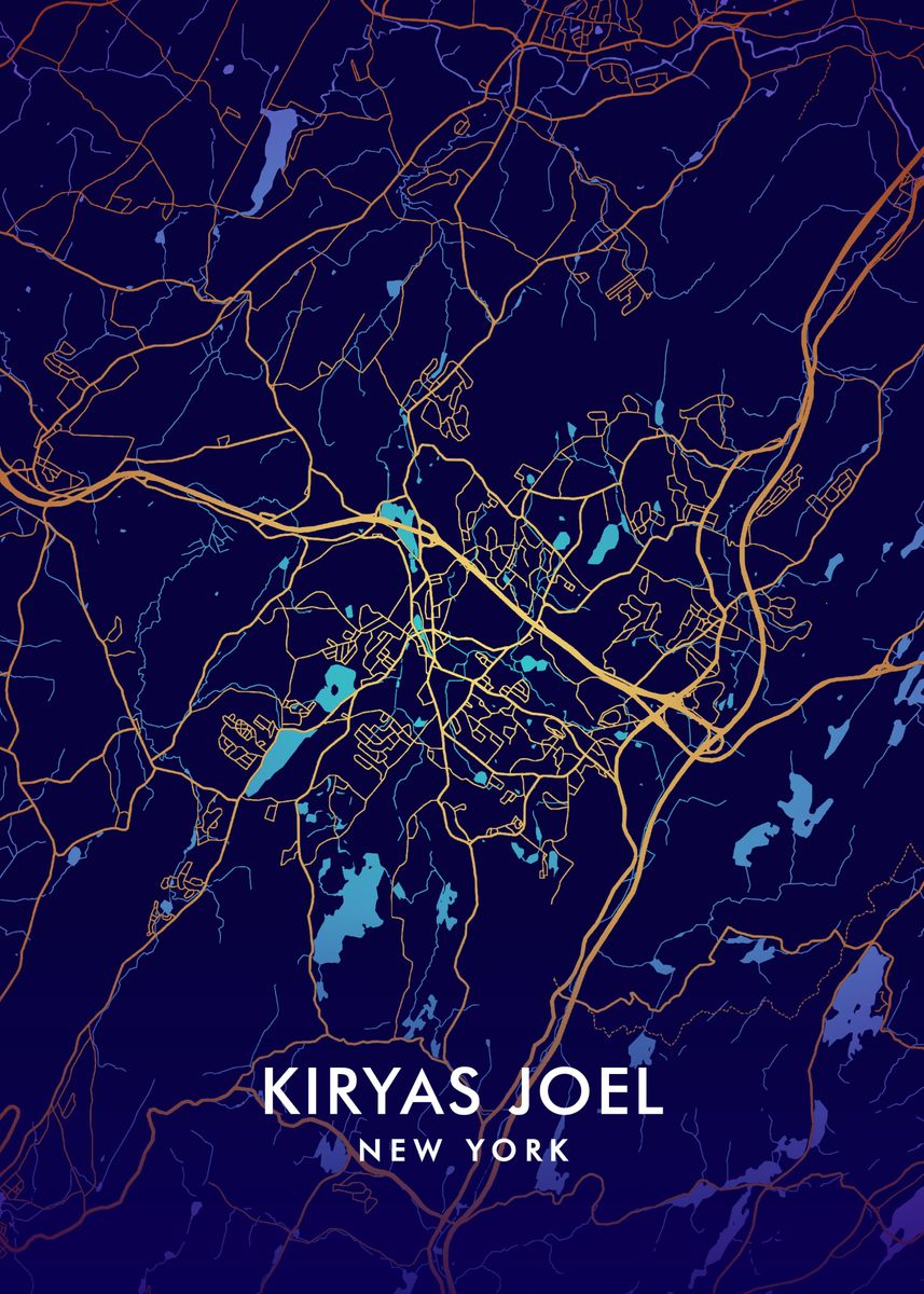'Kiryas Joel New York' Poster, picture, metal print, paint by Miracle ...