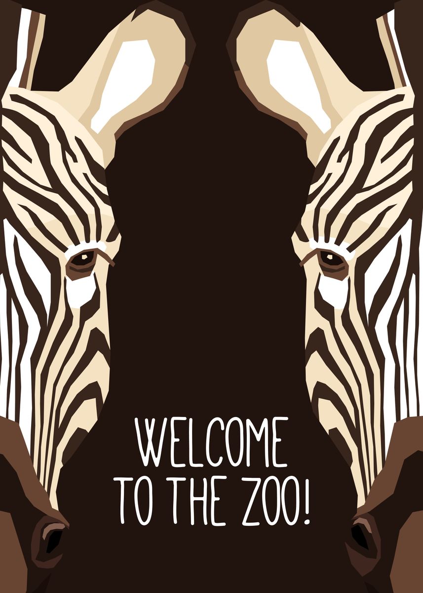 'Zoo Animal' Poster, picture, metal print, paint by WallWonders art ...