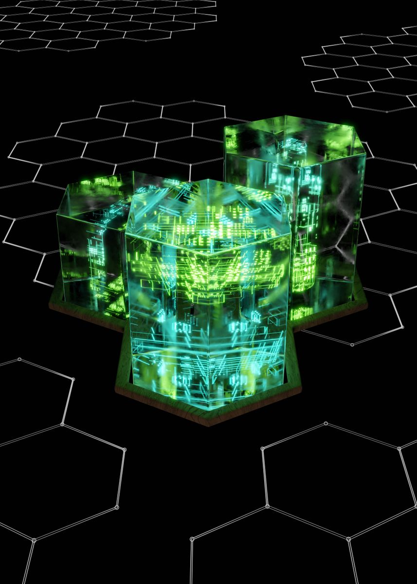 '02 COMB' Poster, picture, metal print, paint by Blake Audette | Displate