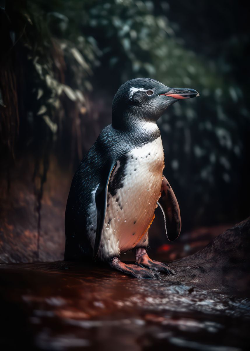 'Cute penguin' Poster, picture, metal print, paint by Zooscape Wildlife ...