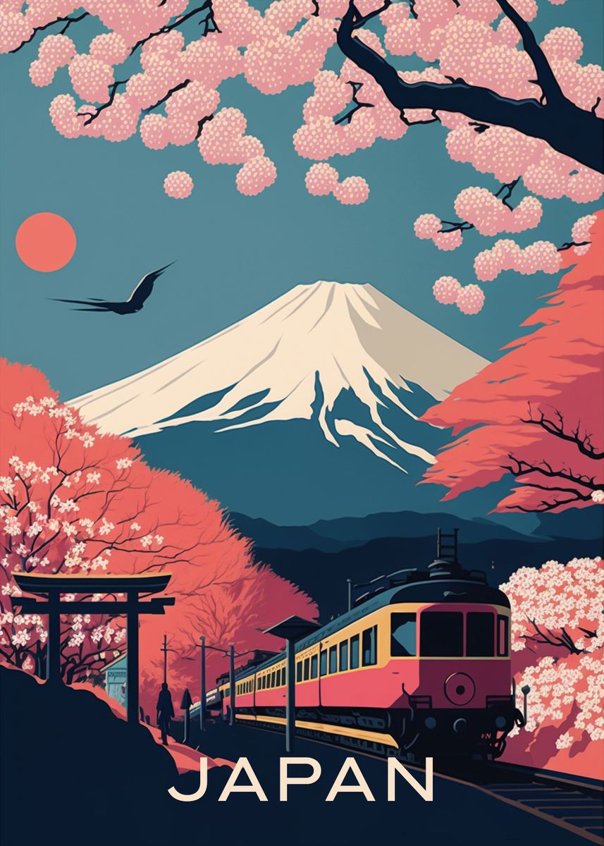 'Japan' Poster by ioanna xorxoroni | Displate