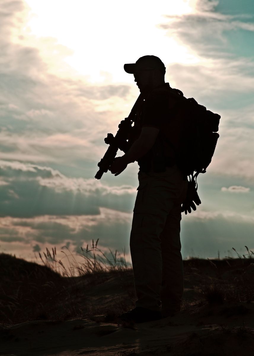 'PMC militant' Poster, picture, metal print, paint by Getmilitaryphotos ...