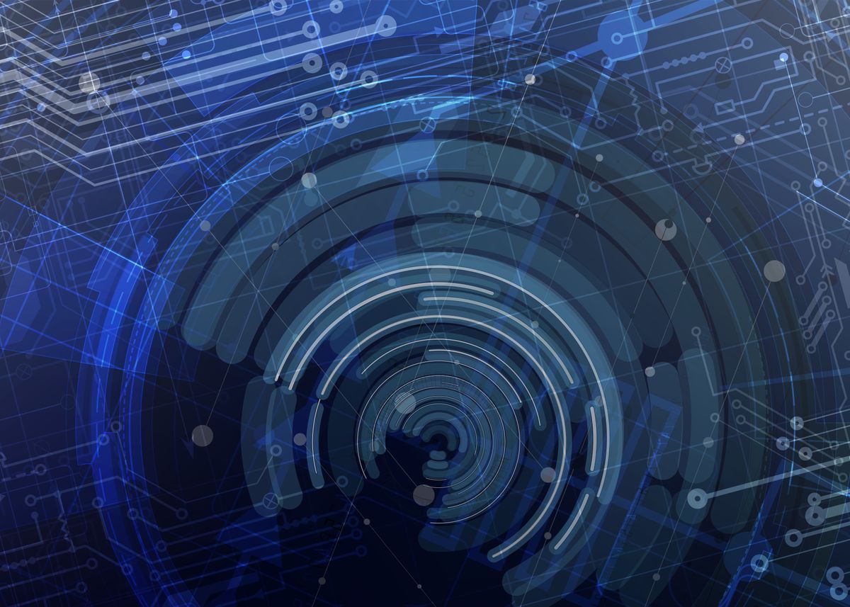 'Abstrac Technology' Poster by Vs 1489 | Displate