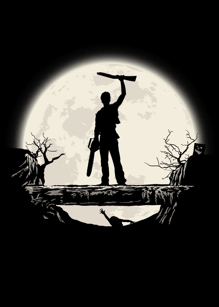 'Boom Moon' Poster, picture, metal print, paint by rocket man | Displate